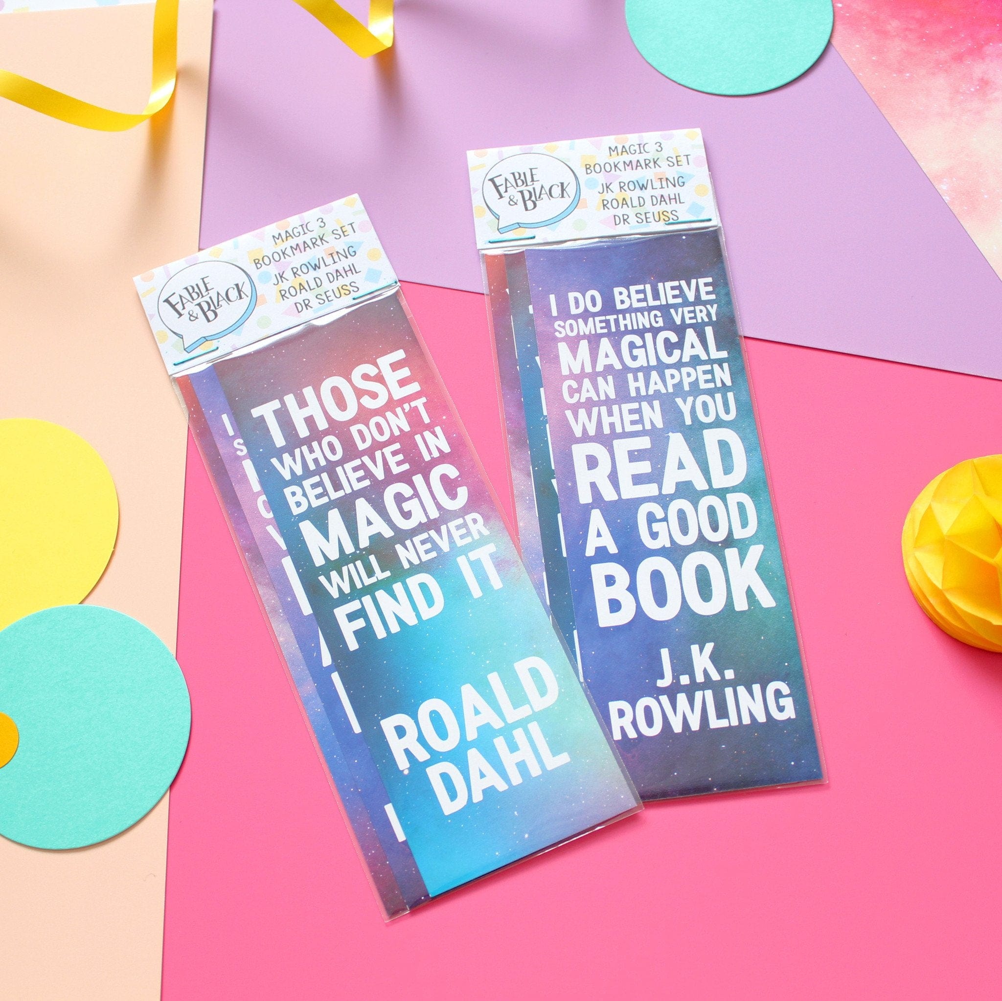 Magic Quotes Bookmark Set | Nook & Burrow